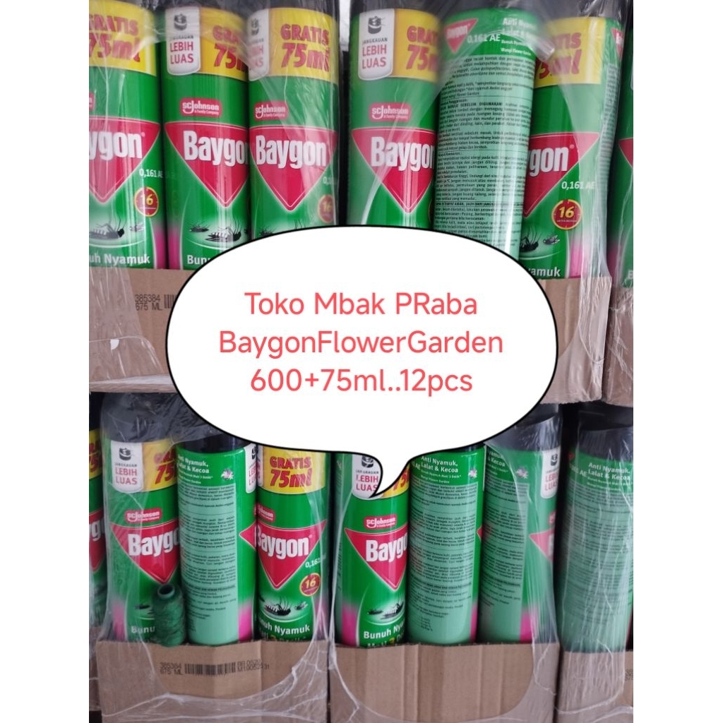 Jual Baygon 600+75ML 12pcs | Shopee Indonesia