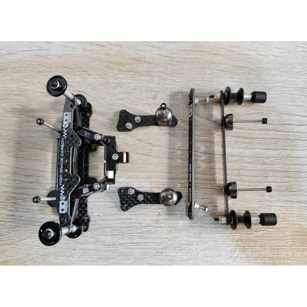 Jual Bumper Carbon Tamiya Side Damper S2, SFM, AR, dll Bumper Hg Tamiya ...