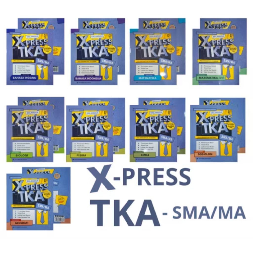 Jual Erlangga - Xpress TKA SMA / MA 2026 / TKA SMA 2026 Kurikulum ...