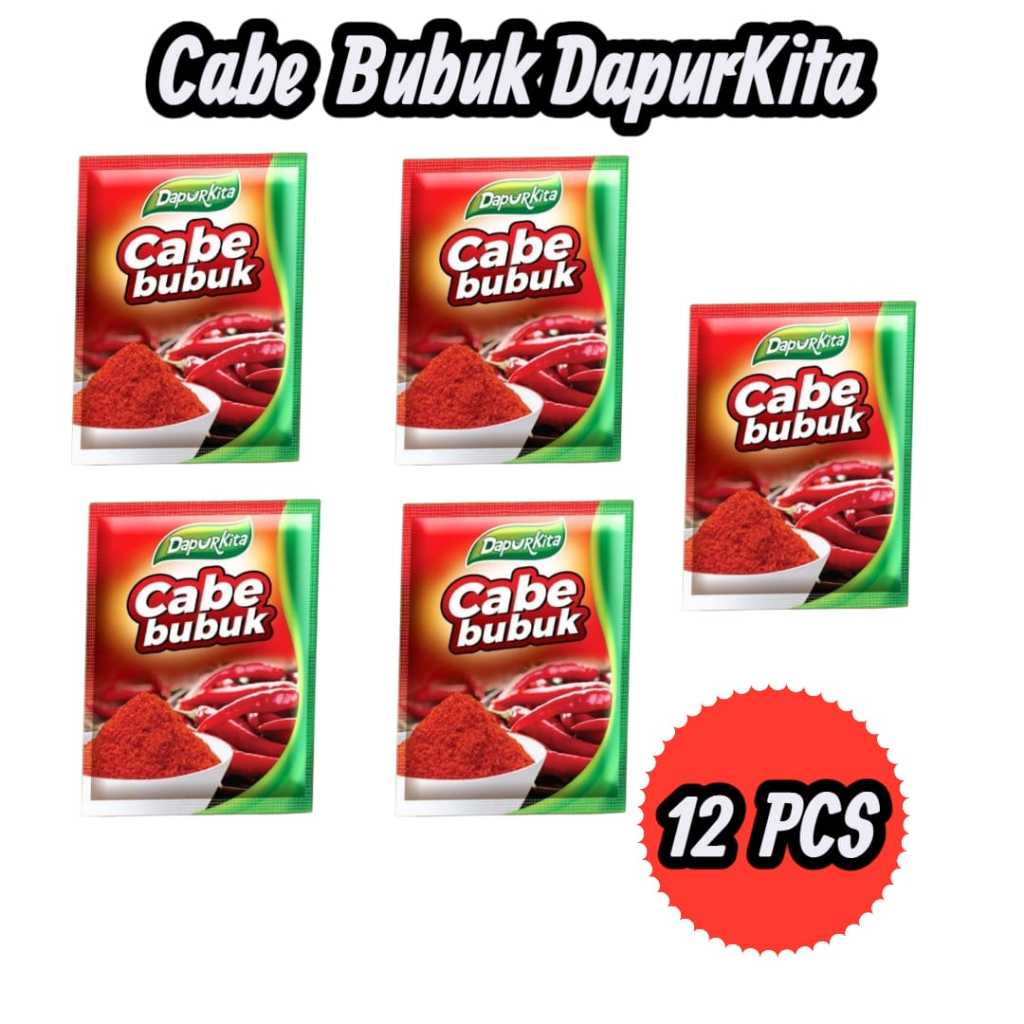 Jual Cabe Rawit Bubuk 12 Sachet Dapur Kita 1 Renceng | Shopee Indonesia