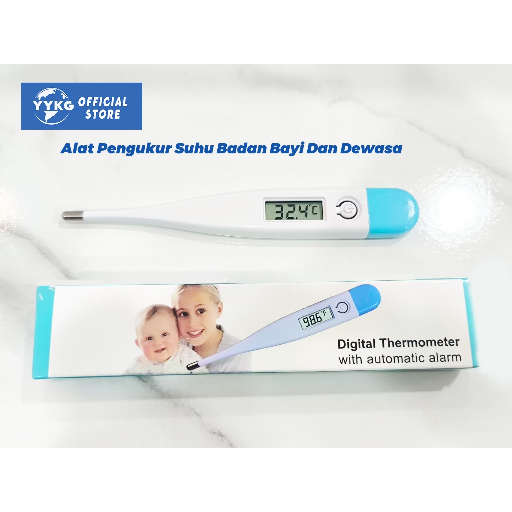 Jual Termometer Digital dengan Alarm Otomatis, Praktis untuk Keluarga Alat Tes Medis Digital ...