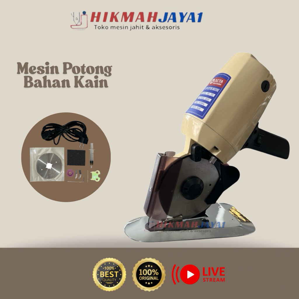 Jual Mesin Potong Kain Octa RS-100 (Gunting Listrik / Cutting Machine ...