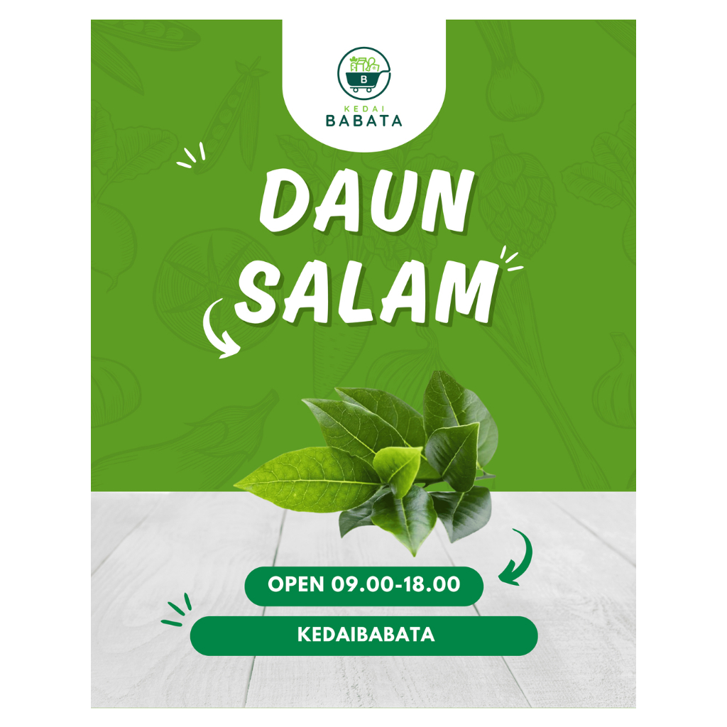 Jual Daun Salam Daun Jeruk 25gr Segar Fresh Kedai Babata Padang ...