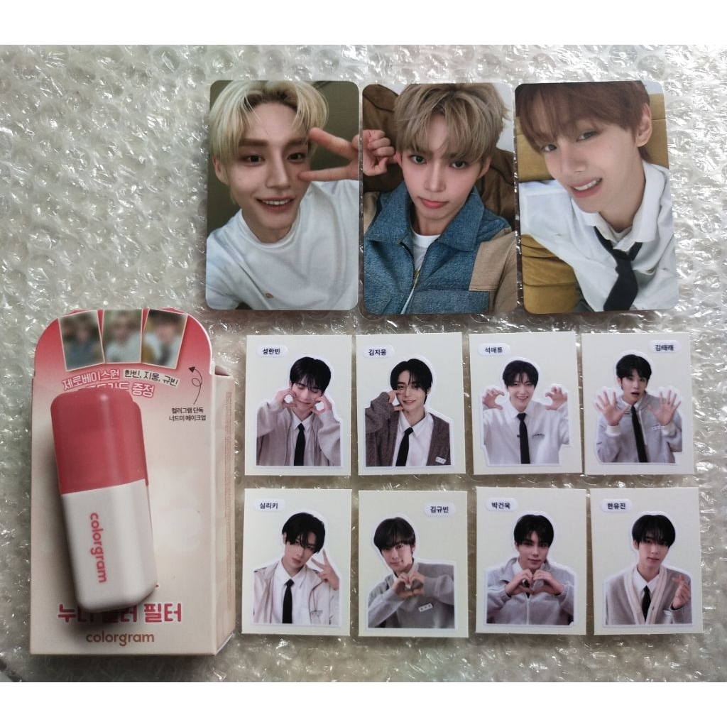 Jual Photocard stiker pc zerobaseone zb1 colorgram nude blur tint shade ...