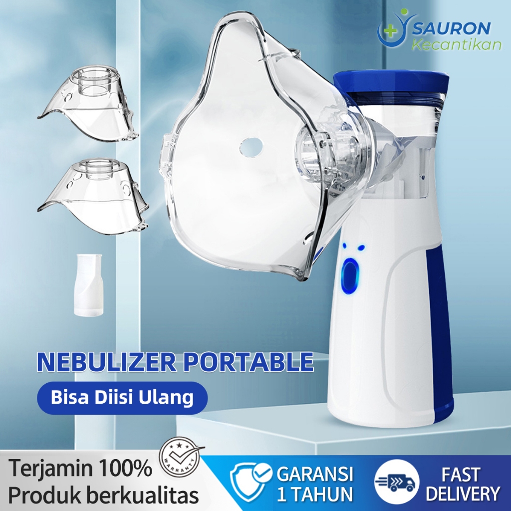 Jual [DISKON 50%] Nebulizer Portable - Alat Terapi Sesak Nafas, Aman ...
