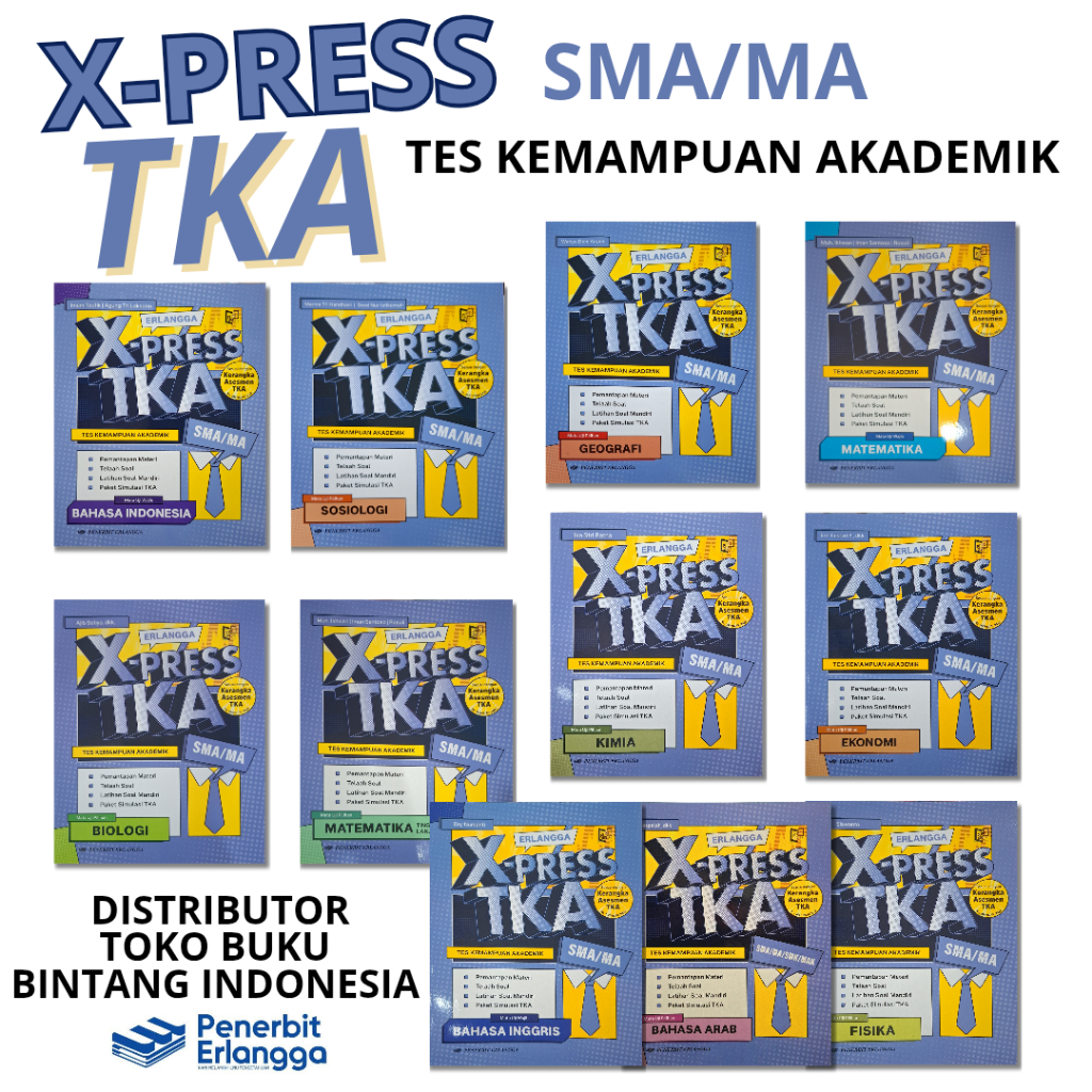 Jual ERLANGGA - XPRESS TKA SMA/MA ( TES KEMAMPUAN AKADEMIK ) | Shopee ...