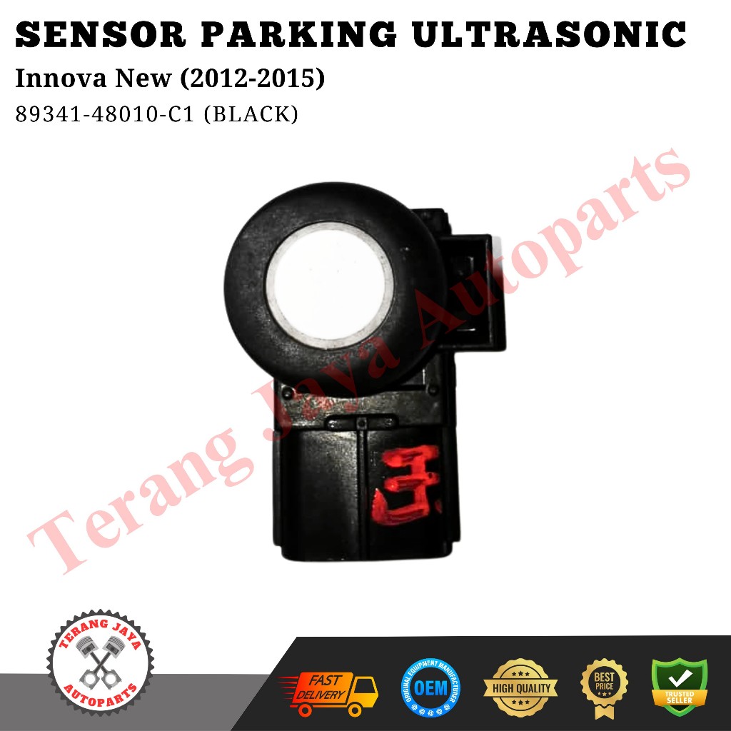 Jual Sensor Parking Ultrasonic (BLACK) Innova New (2012-2015) 89341 ...