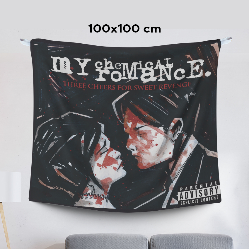 Jual POSTER KAIN TAPESTRY BENDERA My Chemical Romance album Three ...