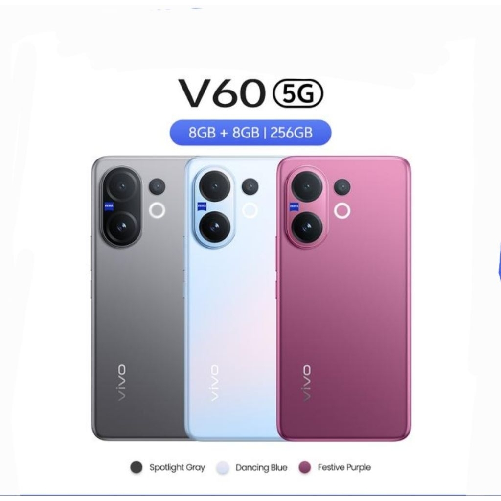 Jual VIVO V60 5G 8/256GB | 12/256GB | 12/512GB Garansi Resmi 1 Tahun ...