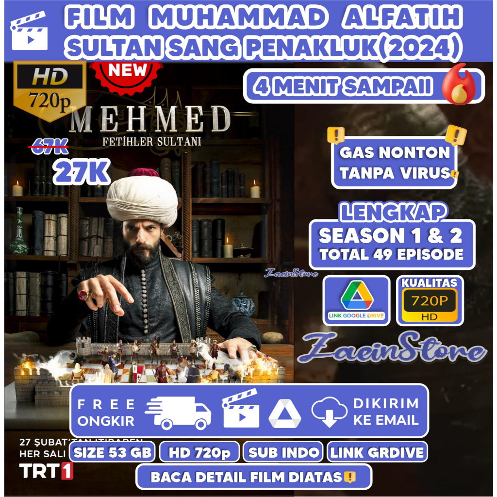 Jual MUHAMMAD ALFATIH SULTAN PENAKLUK '24 FETIH MEHMED FETIHLER SULTANI ...