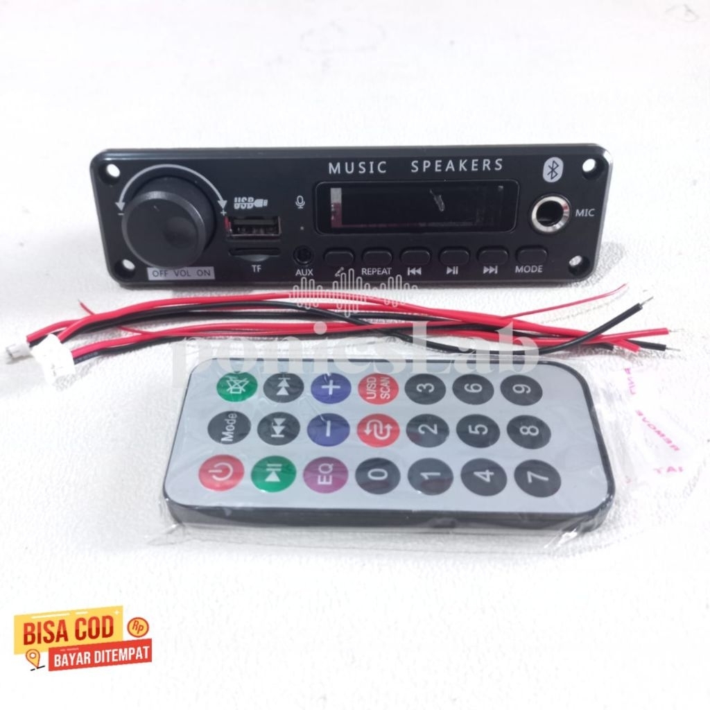 Jual Modul Ampli Bluetooth 5.0 Class D Stereo 2 X 25 watt MP3 Decoder ...