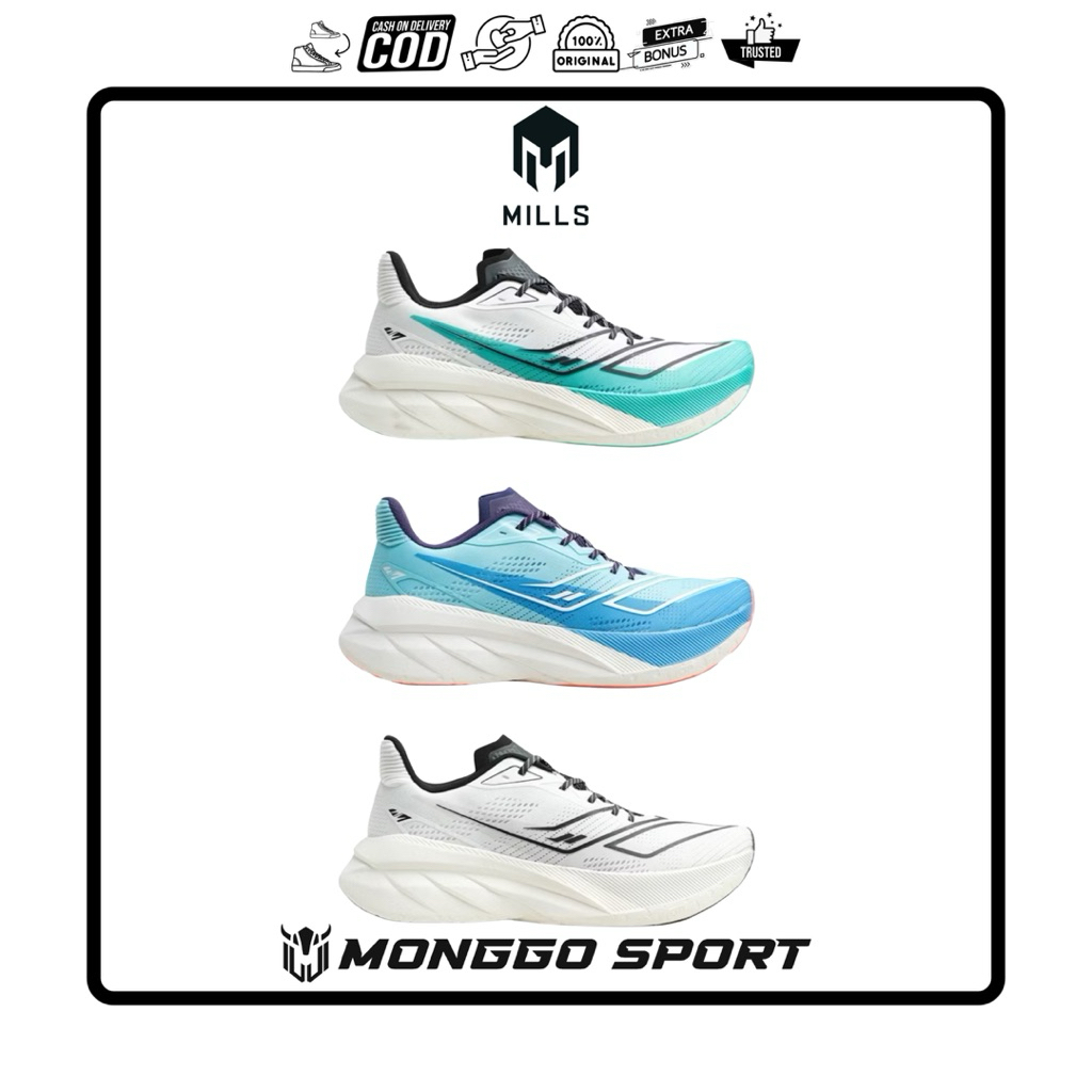 Jual Sepatu Lari Running Mills Enerstrike Hyper | Shopee Indonesia