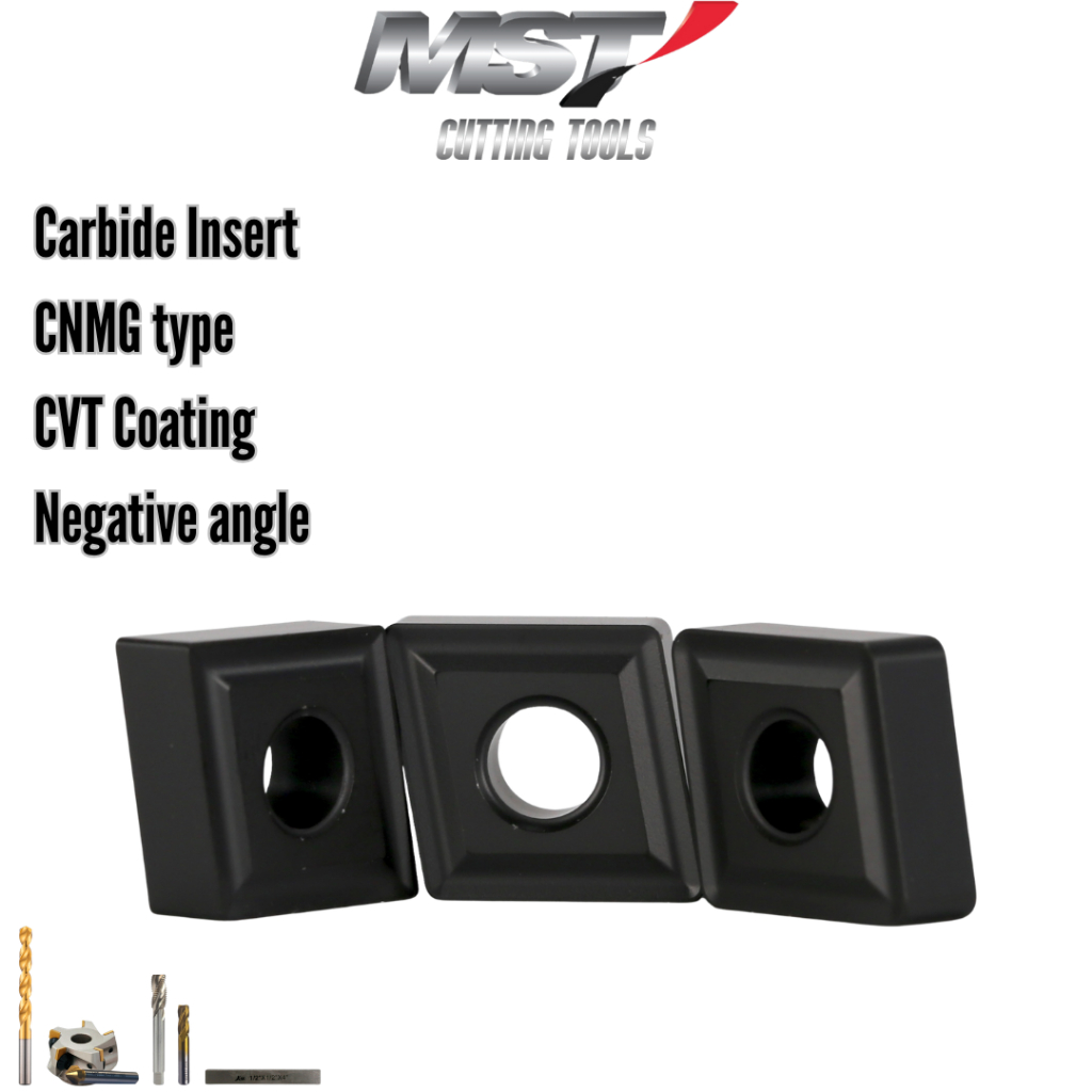 Jual MST Insert Lathe Machine CNMG Type CVD Coating Negative Angle Cast ...
