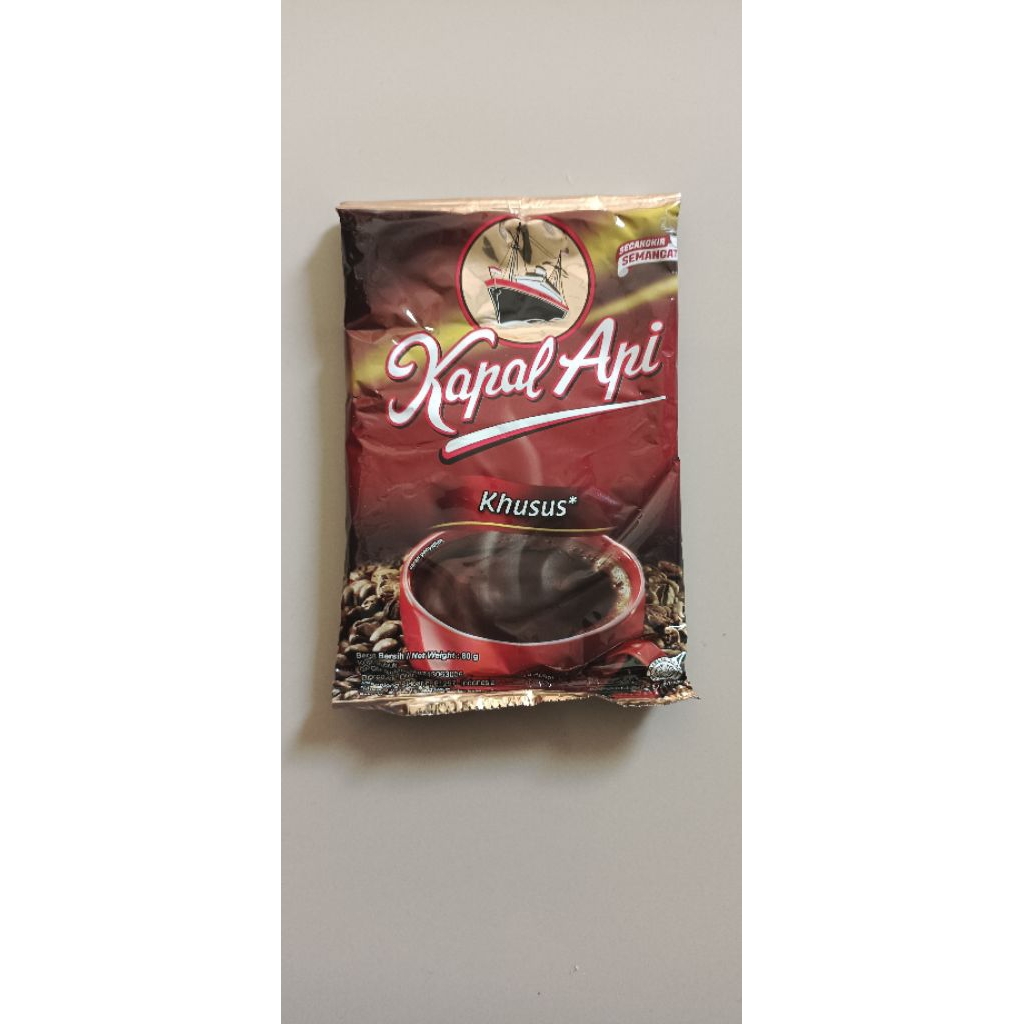 Jual Kapal Api Khusus Coffee Kopi Bubuk 60gr | Shopee Indonesia
