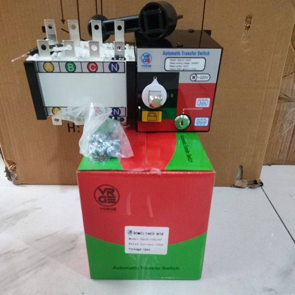 Jual COS Motorized Change Over Switch Economic type 1 socket ATS ...