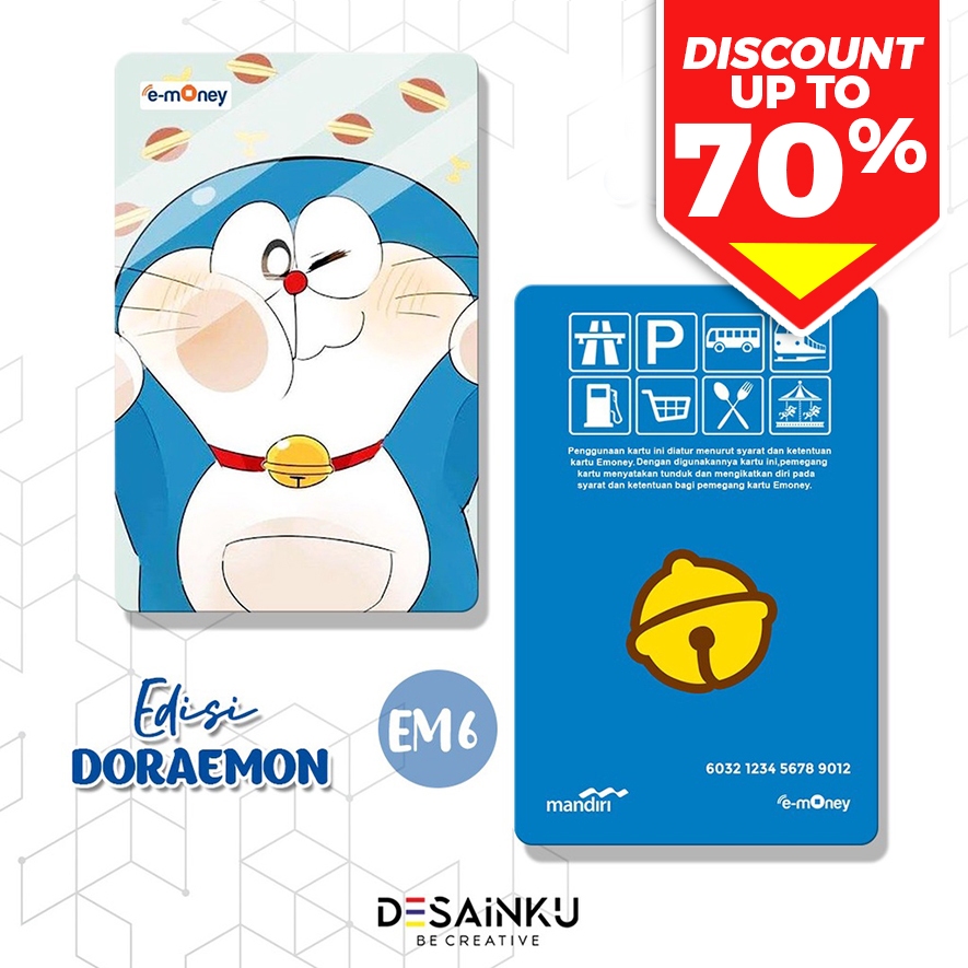 Jual Emoney Doraemon / Doraemon / Tap Cash / Brizzi / Flazz | Shopee ...