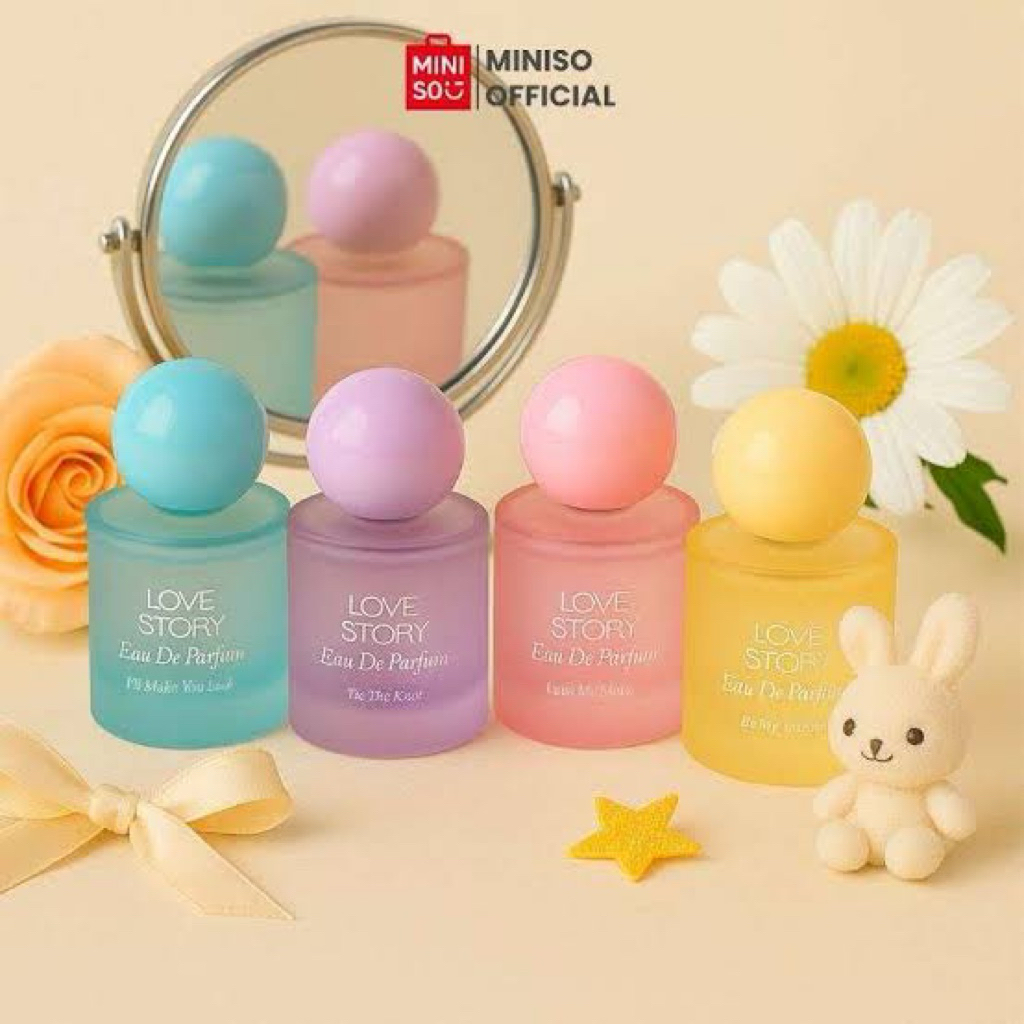 Jual MINISO PERFUME LOVE STORY 50ml EDP PARFUM WANITA | Shopee Indonesia