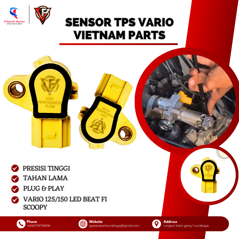 Jual Sensor TPS Racing Vietnam Vario 125 150 Vario 110 Beat FI ESP POP ...