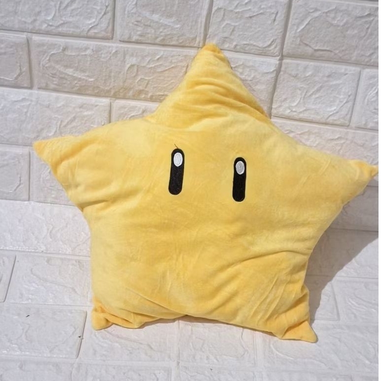 Jual boneka bantal bentuk bintang mario bros no brand. bantal bintang ...