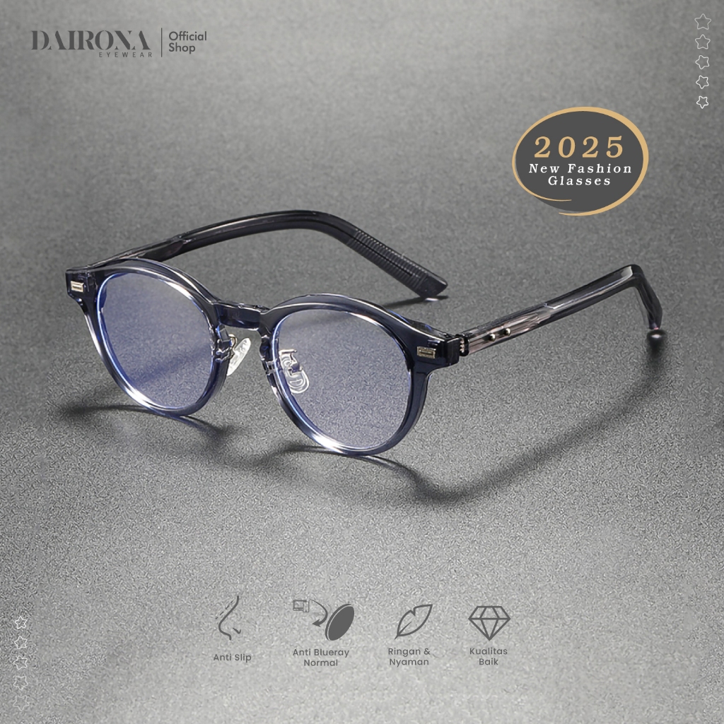 Jual Dairona Eyewear Kacamata Bluecromic Anti Radiasi Frame Minus ...