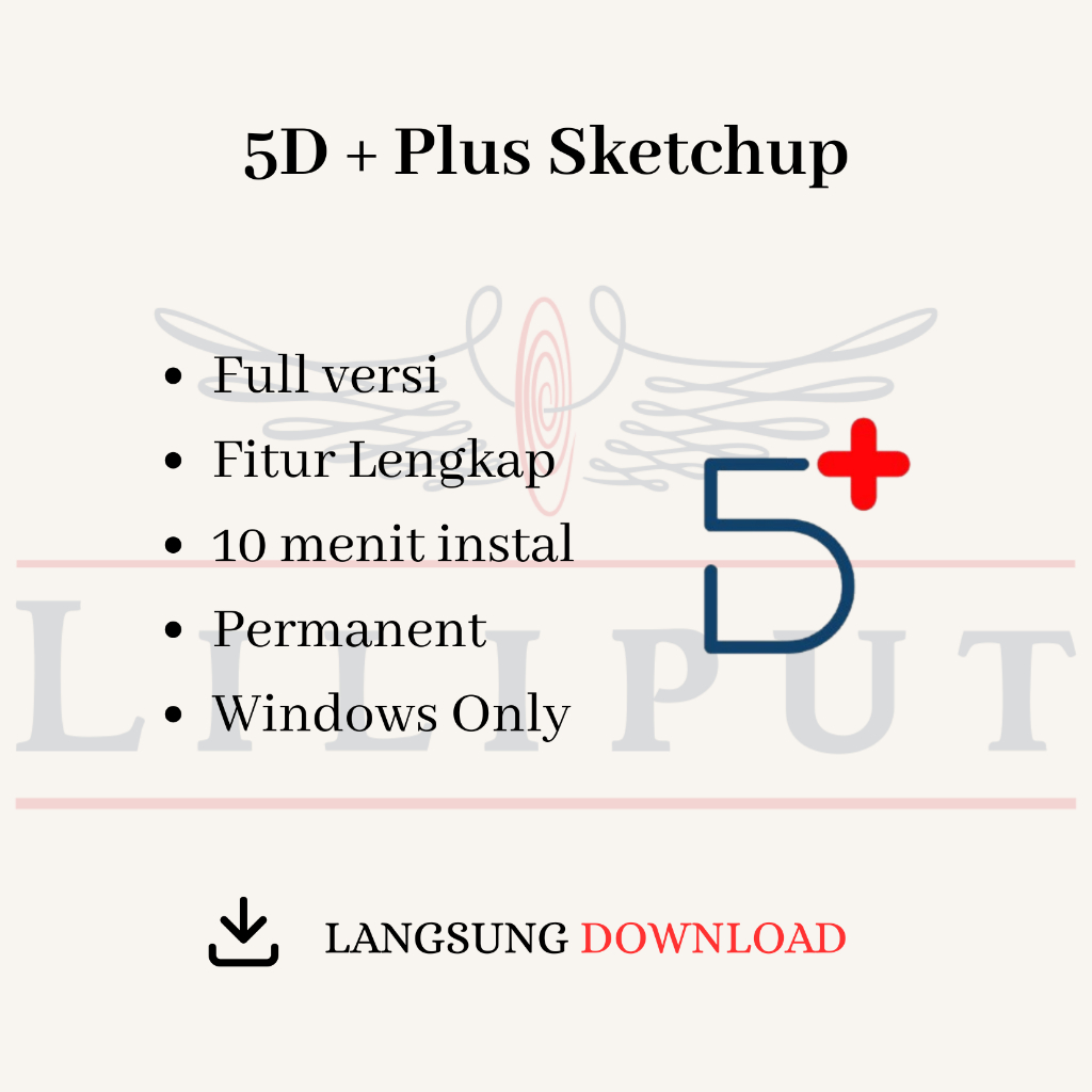 Jual 5D+ Plus Plugin SketchUp Full Versi | Shopee Indonesia