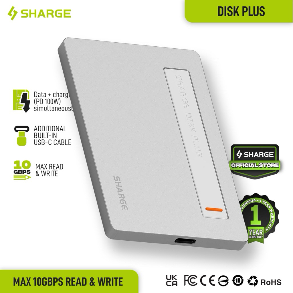 Jual Sharge Disk Plus The Ultimate Storage Solution for EDC Device SSD ...