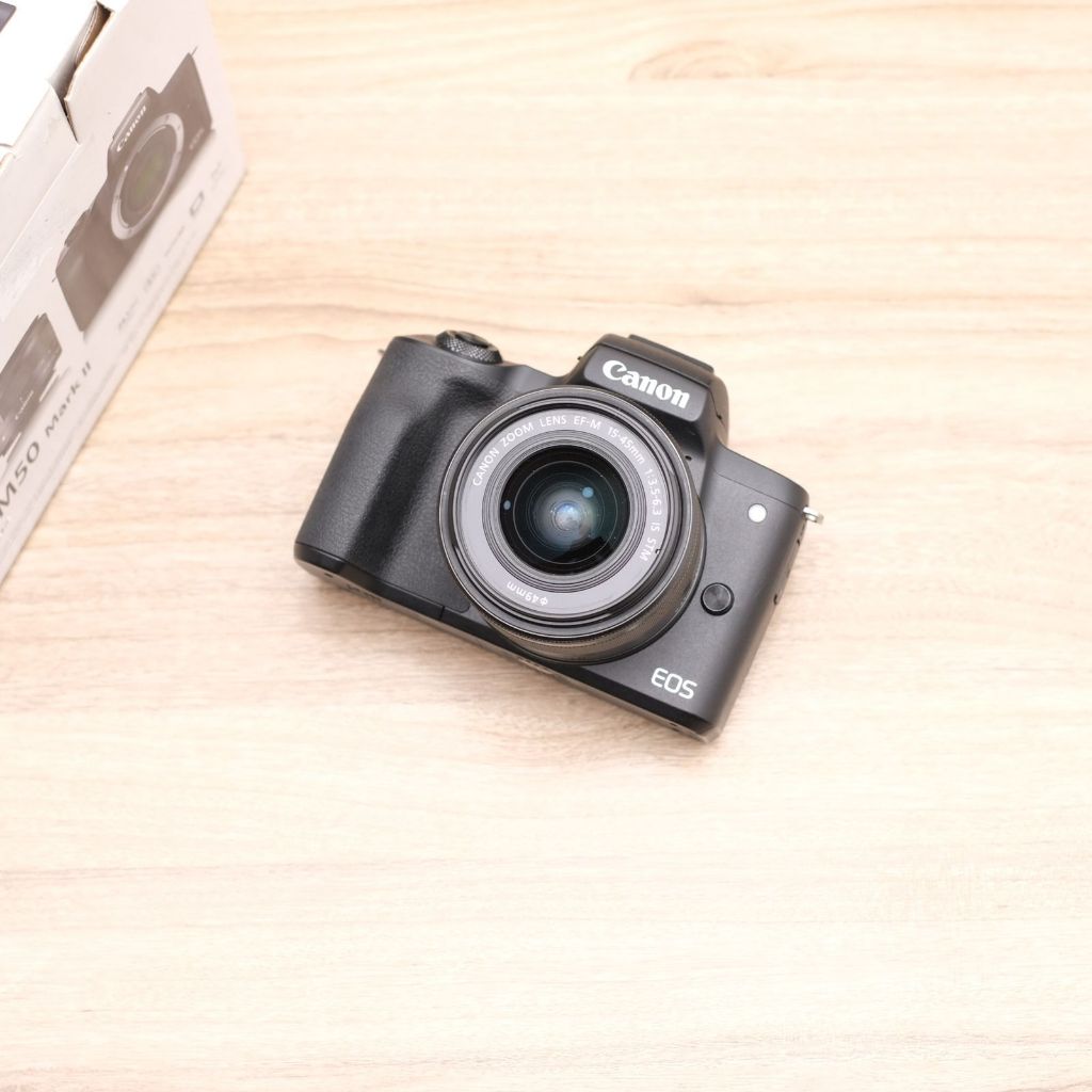 Jual KAMERA CANON EOS M50 MARK II FULLSET | Shopee Indonesia