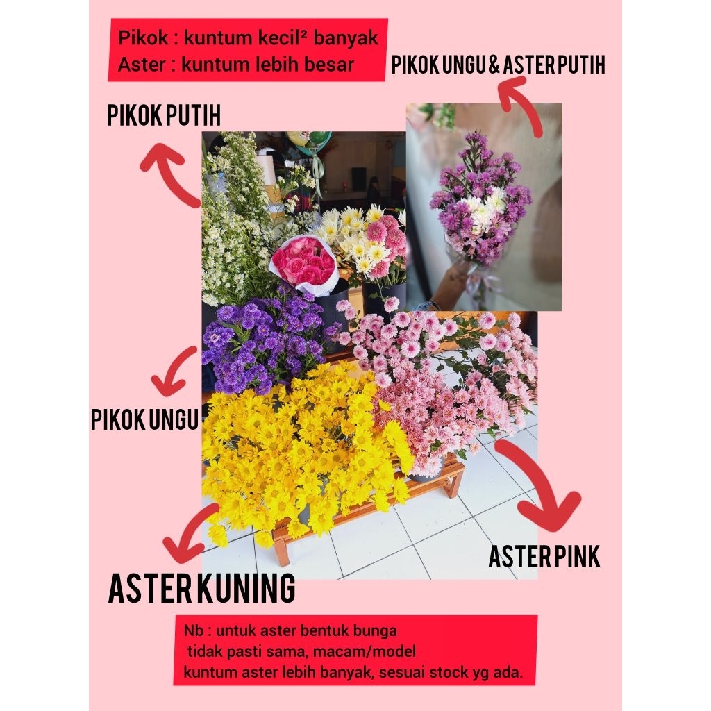 Jual Buket bunga Asli segar Fresh Flower/ buket fresh flower simple ...