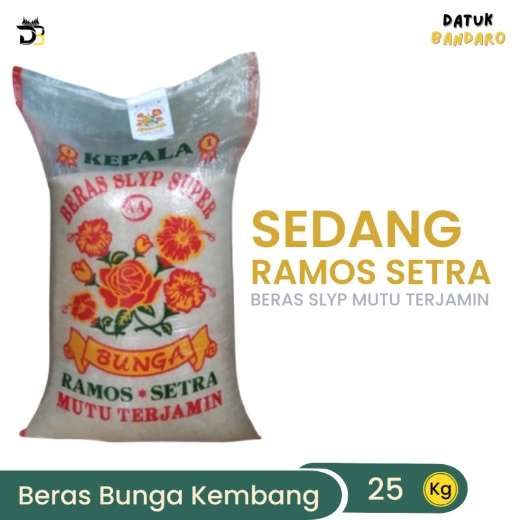 Jual BERAS BUNGA 25KG KEPALA SLYP RAMOS SETRA Kembang 25 Liter Beras ...