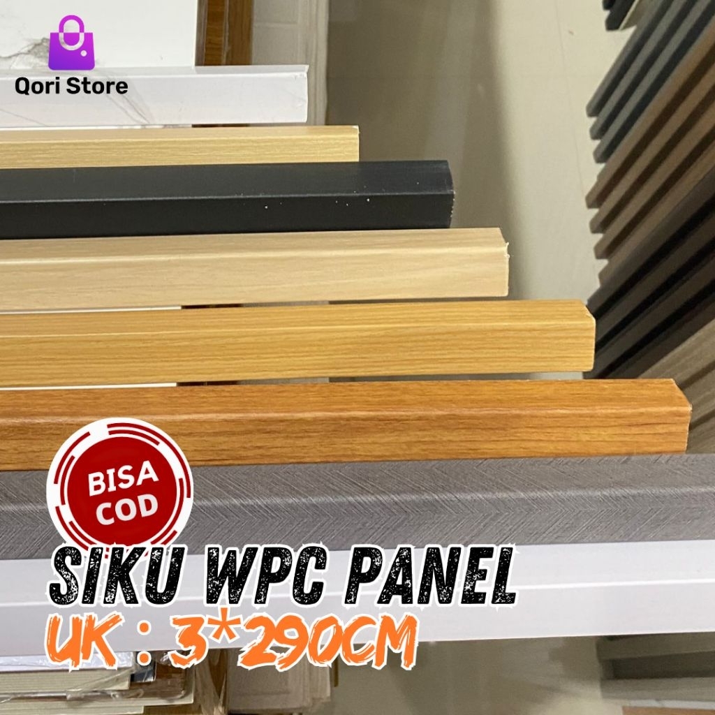 Jual Qori Store - Siku WPC Panel Uk 3x290cm / List Sudut Siku / Siku ...
