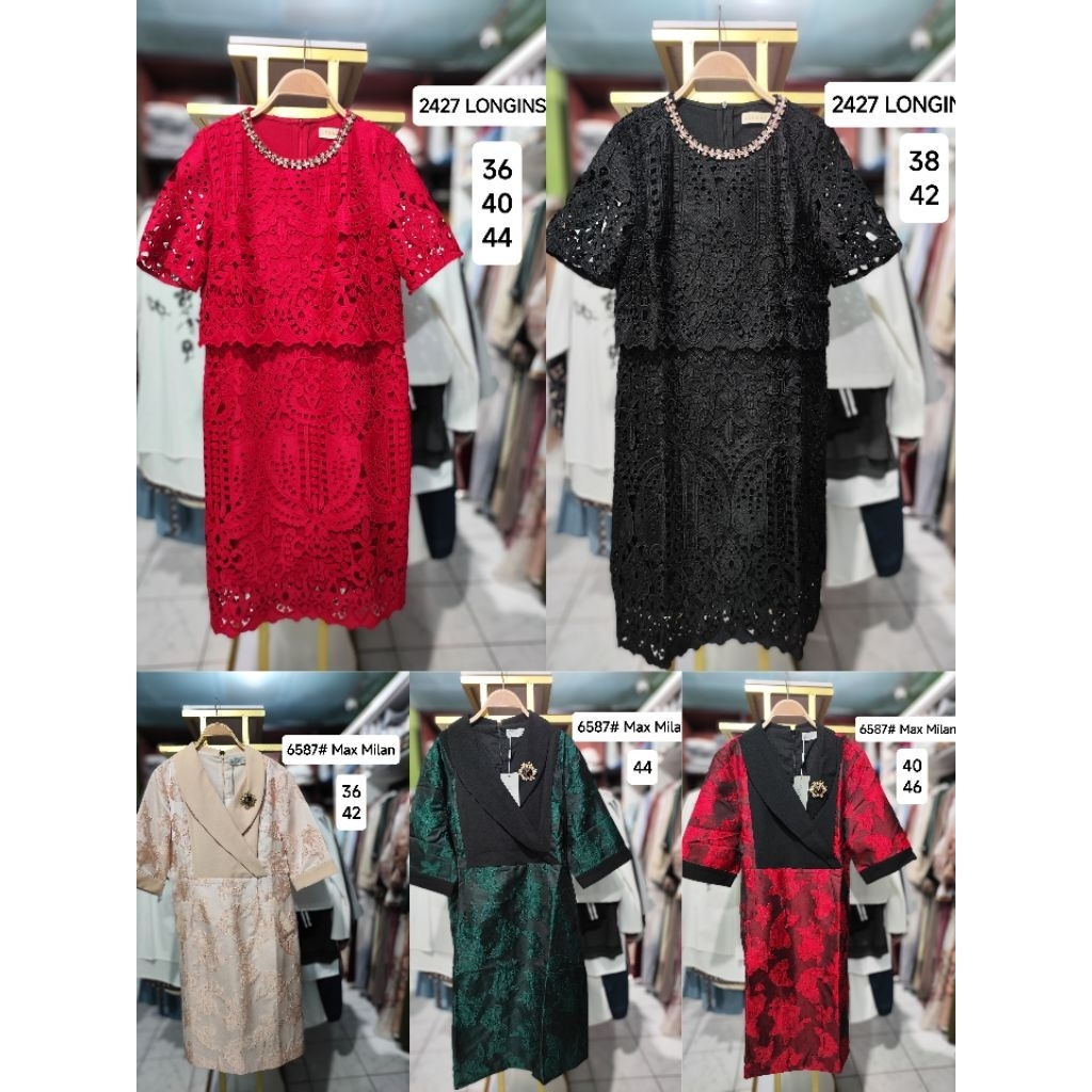 Jual GAUN NATAL (LONGINS & MAX MILAN) | Shopee Indonesia