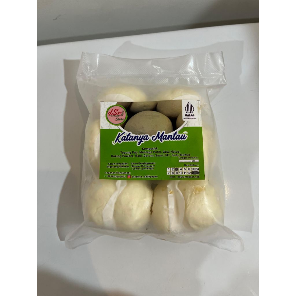 Jual Katanya Mantau Asli Kalimantan – Roti Mantau Frozen Halal Isi 10 ...