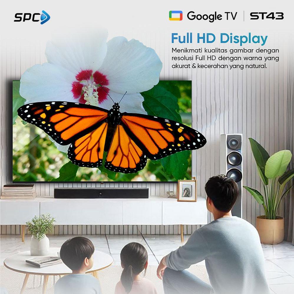 Jual SPC ST43 43 Inch Smart Google TV - Full HD - Dolby Audio - Ultra ...