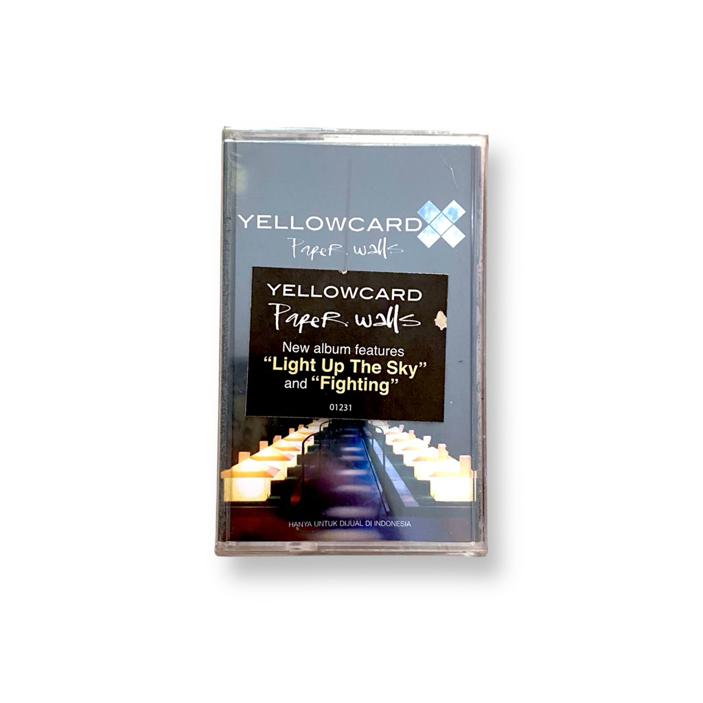 Jual Kaset pita Yellowcard - Paper Walls Kaset Yellow Card Segel ...
