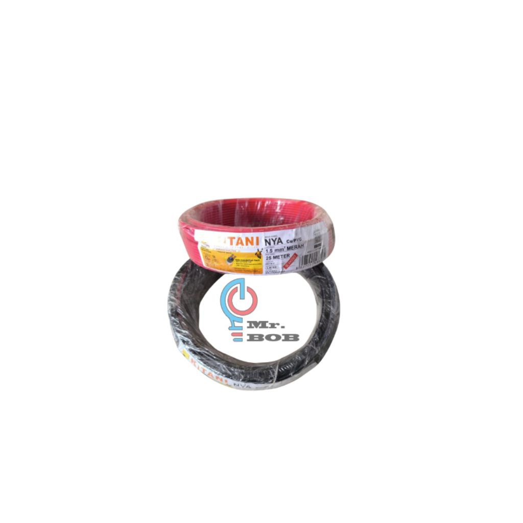 Jual cencinaga - KABEL LISTRIK KITANI NYA1.5 mm 25 METER WARNA HITAM ...