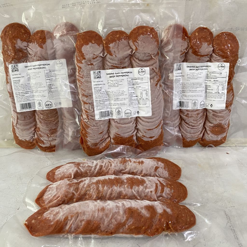 Jual El primo beef pepperoni 500 gram | daging sapi pepperoni ...
