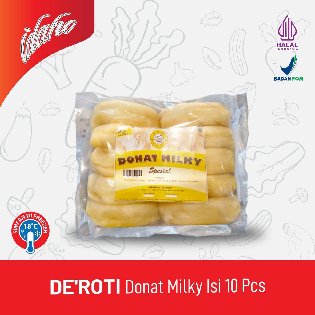 Jual DE ROTI - DONUT KENTANG MILKY ISI 10 500 GRAM | Shopee Indonesia