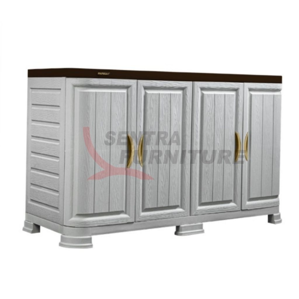 Jual Lemari Pakaian Model Buffet Napolly 353 & 454 Wood | Shopee Indonesia