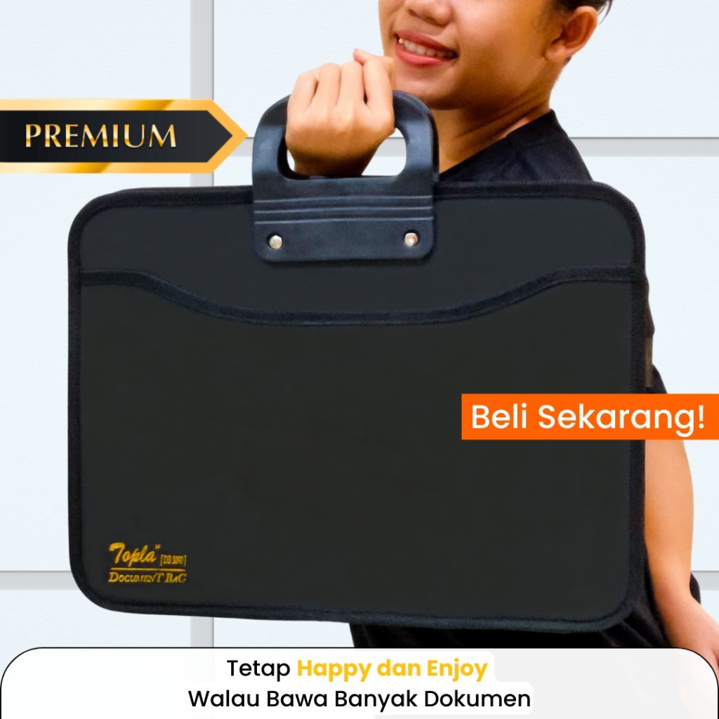 Jual TOPLA 5090 /5080 Tas Map dokumen anti air, Jinjing Kantor les ...
