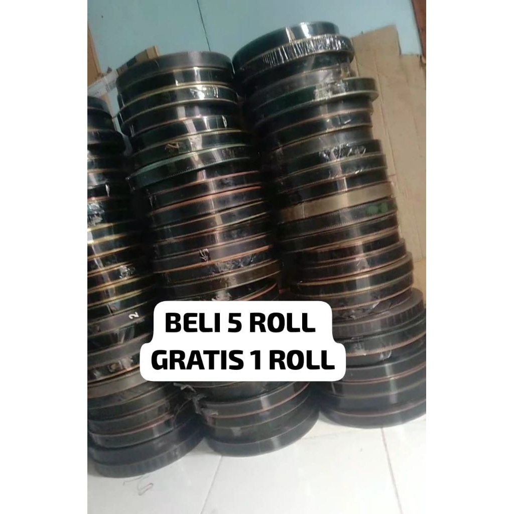 Jual SATU ROL SEDANG ROLL INDIA PITU PITU PANJANG 160 Meter / Pita/Mika ...