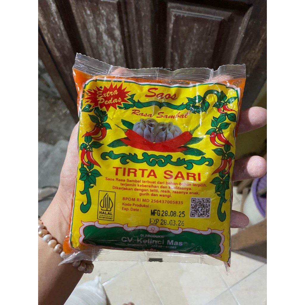 Jual Saos Sambal Tirta Sari 400g / Saus Pedas / Saos Bakso sempol Mie ...