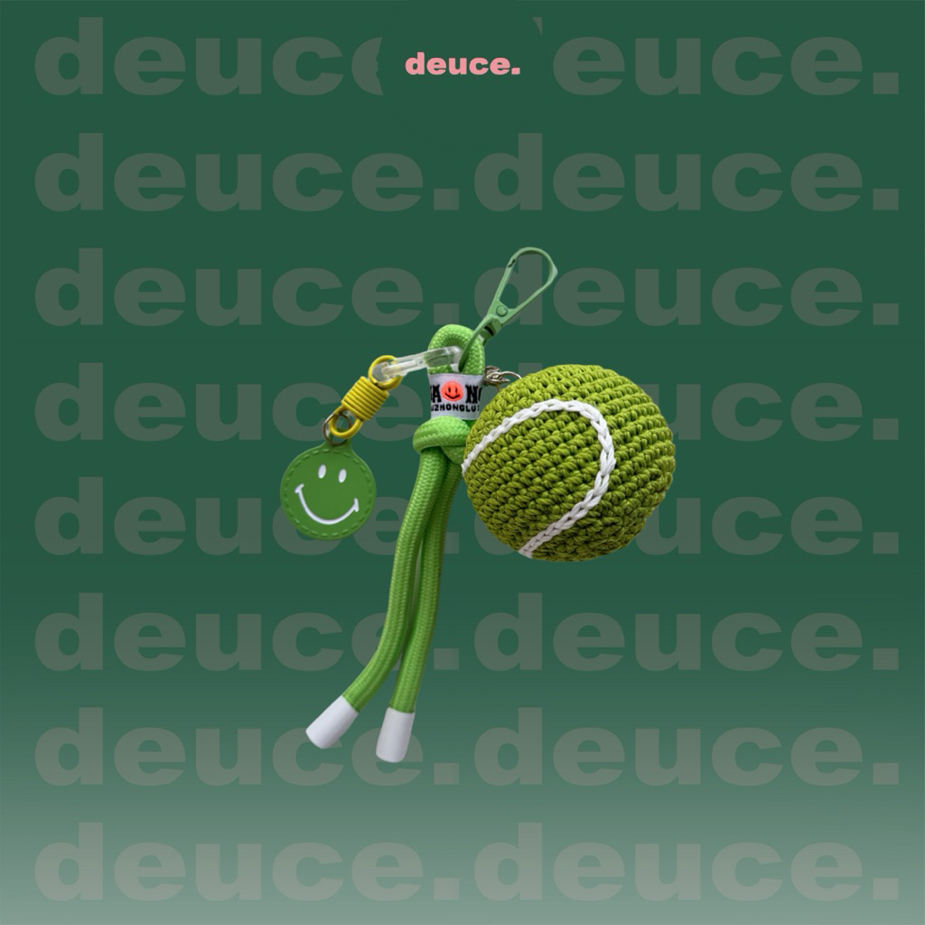 Jual DEUCE | Tennis Ball Padel Crochet Bag Charm Keychain | Shopee ...