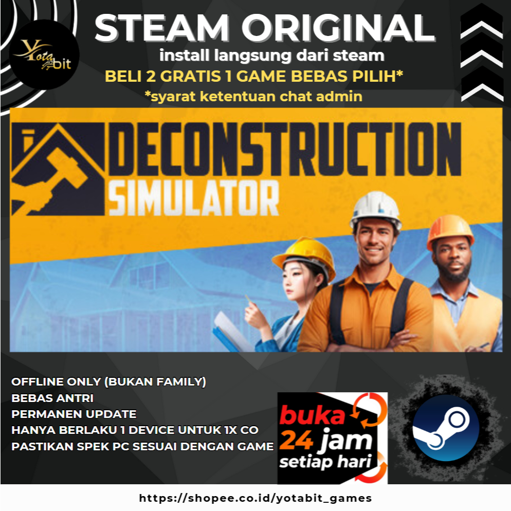 Jual Deconstruction Simulator Offline PC Game Original | Shopee Indonesia