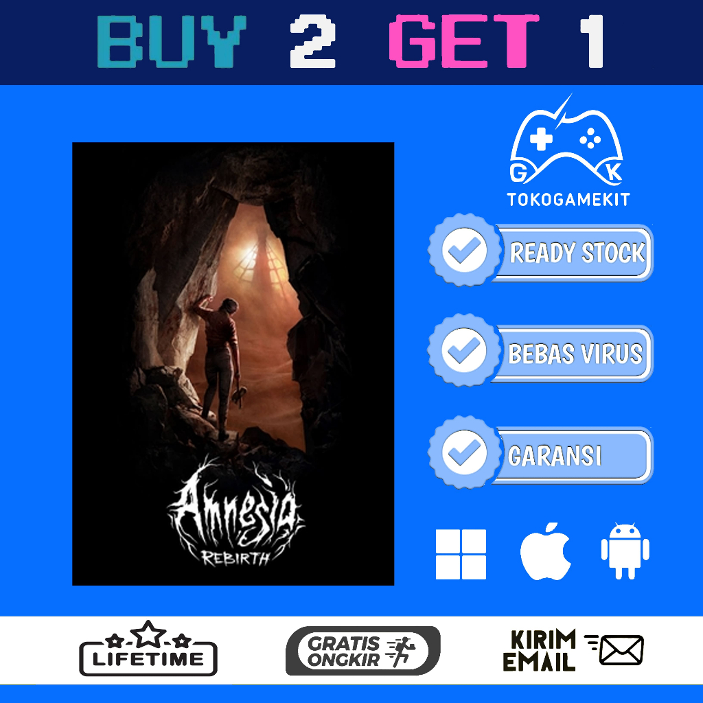 Jual [G0035] Amnesia: Rebirth - Horror, Adventure - Game PC | Shopee ...