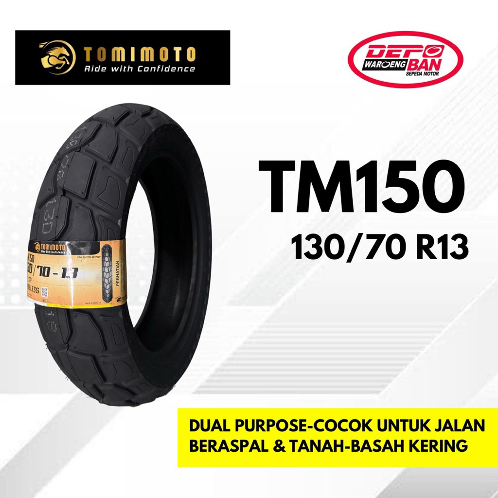 Jual BAN MOTOR RING 13 TUBLES UKURAN 130/70 TM150 TOMIMOTO | Shopee ...