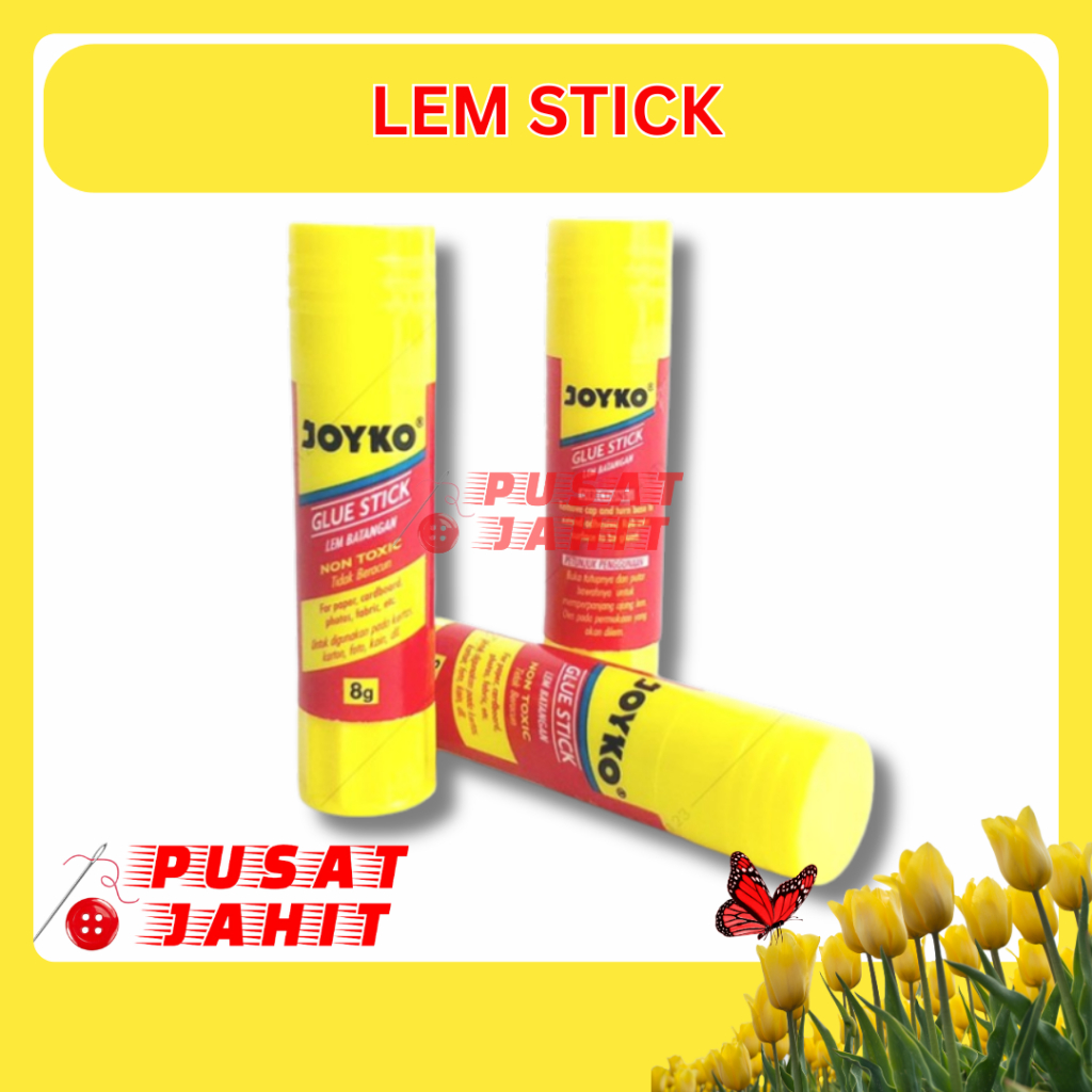 Jual Lem STICK 8 gr JOYKO Lem Kertas 8 gr / Stik Batangan | Shopee ...