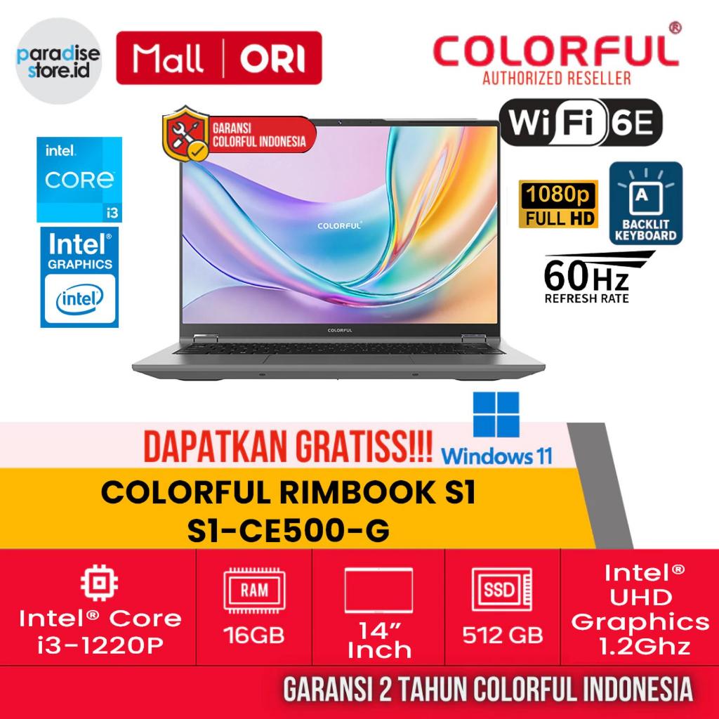 Jual Laptop COLORFUL Rimbook S1 i3-1220P 16GB 512GB W11 Home WPS Office ...
