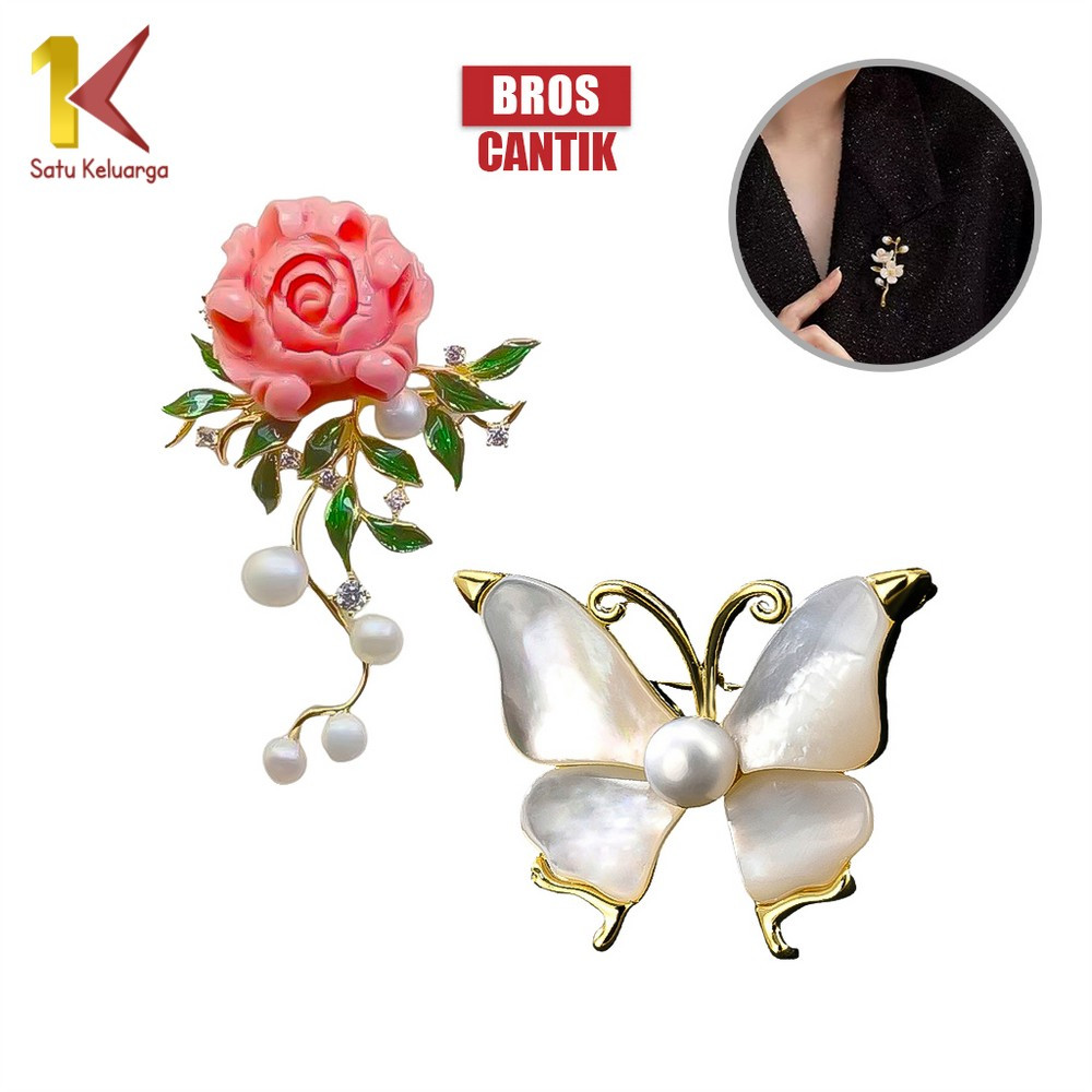 Jual Satu Keluarga Bros Jilbab Hijab Elegan C1360 Pin Bross Dada Blazer ...