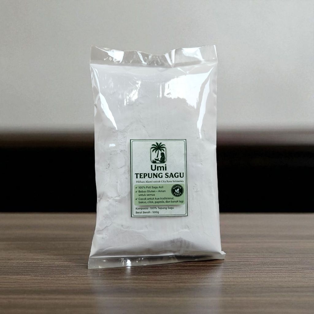 Jual Tepung sagu asli pati pohon sagu/ Rumbia(Metroxylon sagu) | Shopee ...