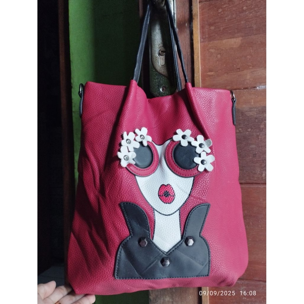 Jual tote bag warna merah | Shopee Indonesia